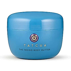 TATCHA The Indigo Body Butter: Soothing Silk Body Cream for Skin Dryness & Eczema, 6.8 oz