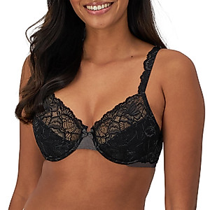 Bali womens Lace Desire Non-foam Underwire Df6543 bra, Black, 40C US
