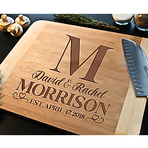 Personalized Mr and Mrs Cutting Board Wedding Gift for Couple Custom Cutting Board Housewarming Gifts