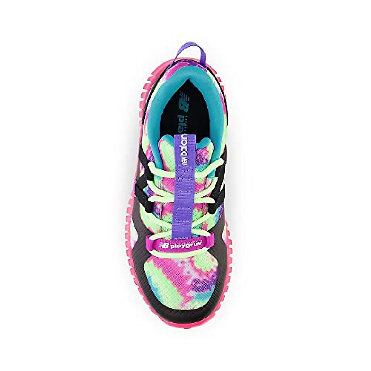 New Balance Girls PLAYGRUV V2 Bungee Sneaker, Hi-Pink/Black/Cosmic Rose, 2.5 Little Kid