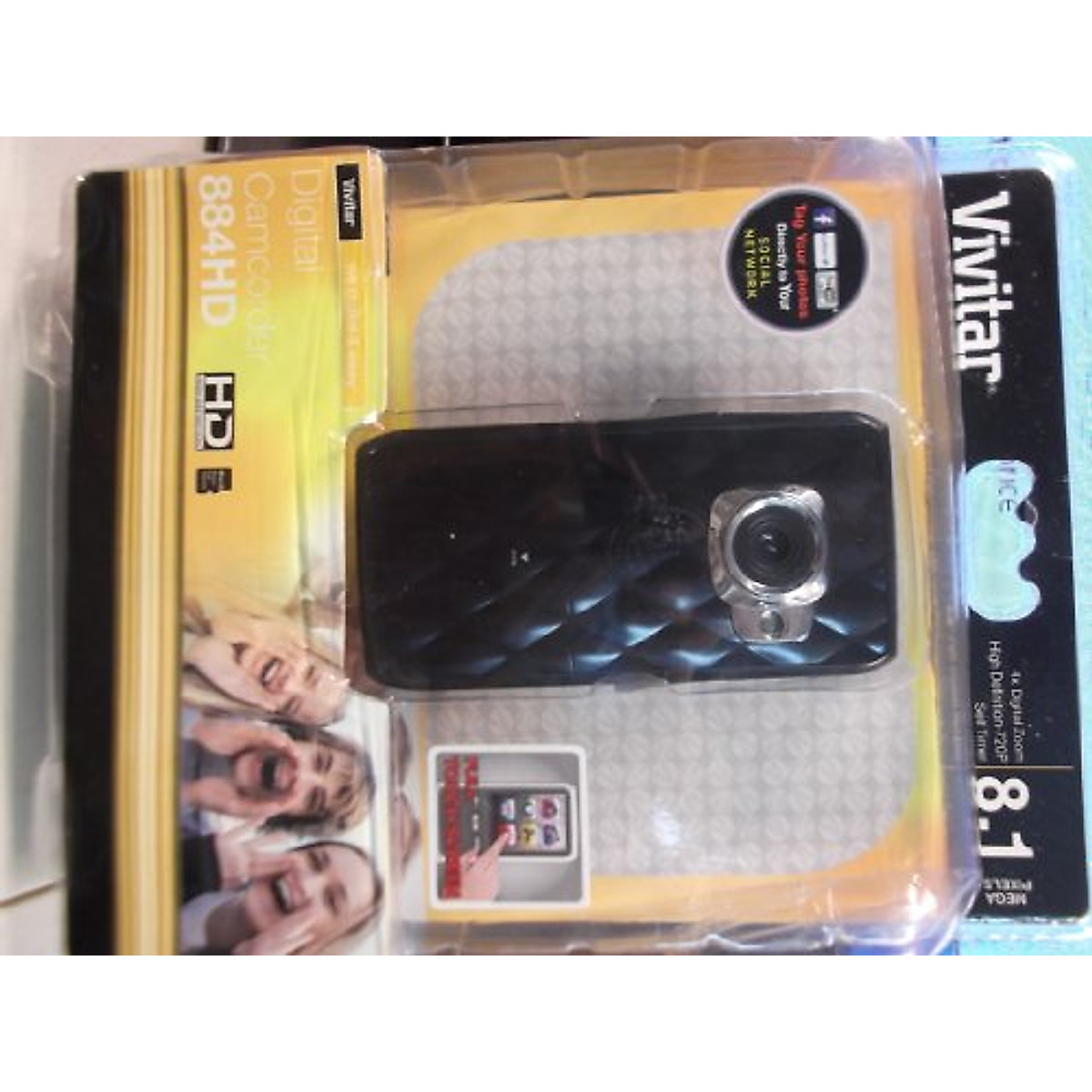 Black 884HD Digital Camrecorder by Vivitar