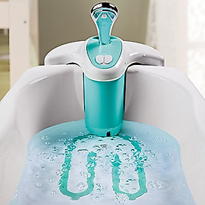 Summer Lil Luxuries Whirlpool Bubbling Spa & Shower (Blue) - Luxurious Baby Bathtub with Circulating Water Jets, 2 Count (Pack of 1)
