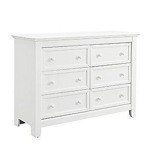 Baby Relax Tia 6-Drawer Dresser, White