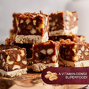 Roasted Unsalted Peanuts 5 Pounds (80oz) By We Got Nuts – Premium Quality Kosher Peanut – Healthy & Natural Rich Flavor Snack – Great For DIY Homemade Peanut Butter – Air-Tight Resealable Bag Package