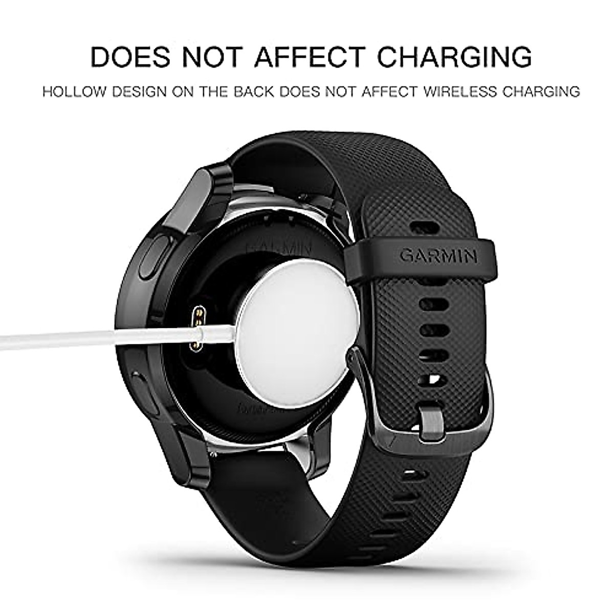 FitTurn Screen Protector Case Compatible with Garmin Venu 2 & Vivoactive 4 Watch TPU Slim Case Cover [Plating Metal Color Frame] [3D Full Coverage] Shell Protective for Venu 2 Watch (3pack-Black)