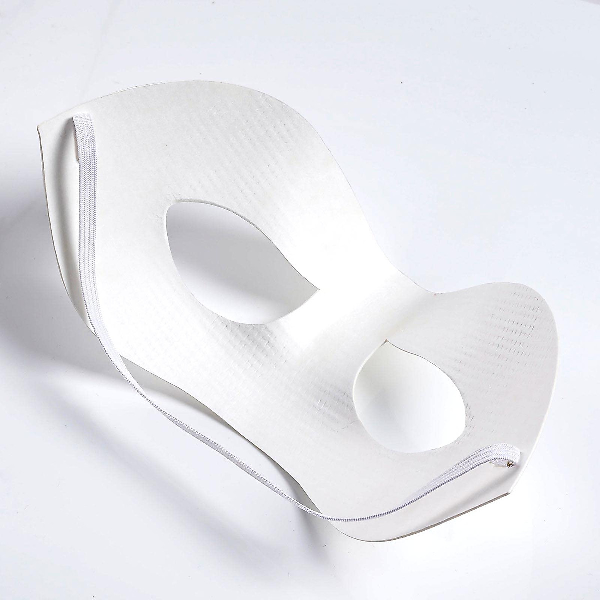 Yookat 14 Pieces Paper Art Masks White Craft Masks Paintable Paper Mask Mardi Gras Masquerade Masks