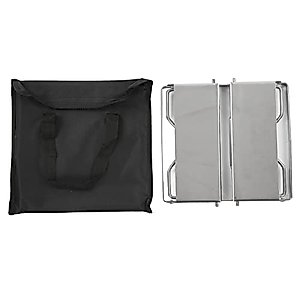 Folding Campfire Grill, Mini Stainless Steel Camping Grill Grate, Ultralight Campfire Stand-Portable Grill Grid for Outdoor Camping Cooking