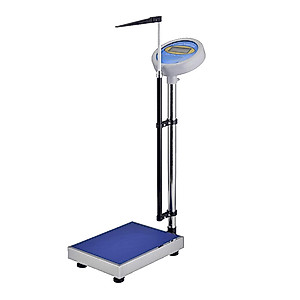 Digital Health Scale with Height Rod, Electronic Height and Weight Physician Scale Capacity, 150kg Capacity