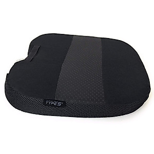 TypeS Deluxe Ergonomic Support Gel and Memory Foam Seat Cushion with Cover