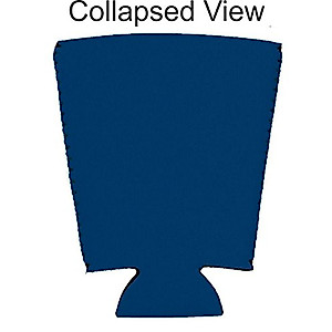 Captain and First Mate Pint Glass Coolie Set (Royal Blue)