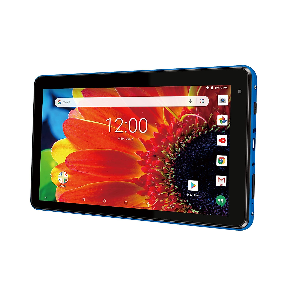 RCA Premium High Performance Voyager 7" 16GB Touchscreen Tablet Computer Quad-Core 1.2Ghz Processor 1G Memory 16GB Hard Drive Webcam WiFi Bluetooth Android 6.0-Blue