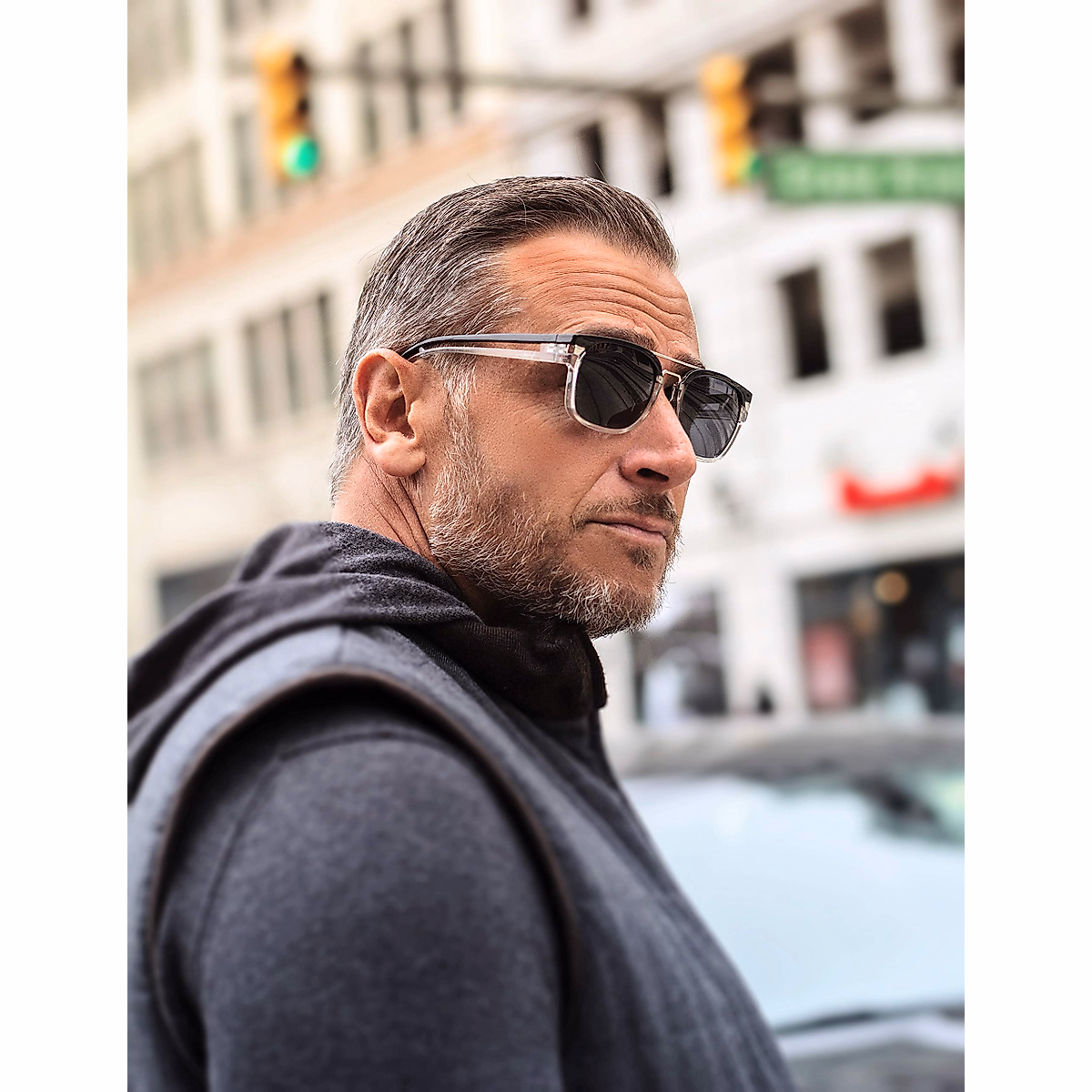 Donahugh Designer Sunglasses For Men Women Fashion Polarized Retro Sun Glasses