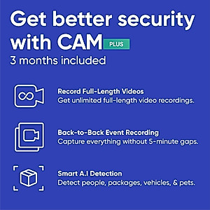 WYZE Cam v3, 1080P HD WiFi Wired Indoor/Outdoor Home Security Camera, Pet/Baby Monitor, Color Night Vision, 2-Way Audio, MicroSD Card Slot, Compatible with Alexa & Google - White