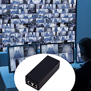 Gigabit PoE+ Injector Adapter - 30W 48V Power Over Ethernet Plus - 10/100/1000Mbps IEEE 802.3af/at Compliant - Up to 100 M (328 ft) Range, by ThePoEstore