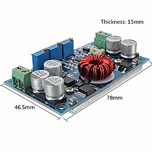 Comimark 1Pcs LTC3780 Automatic Lifting Pressure Constant Voltage Step Up Down + Heatsink New