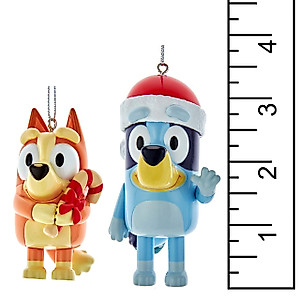 Bluey and Bingo Ornaments - Christmas Tree Decoration - Officially Licensed - 2 Assorted