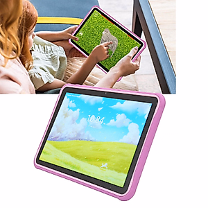 FOLOSAFENAR Tablet, 100‑240V Eye Protection 2MP 8MP Dual Camera WiFi 10 Inch HD IPS Screen Kids Tablet for Study (US Plug)