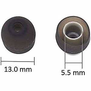 Replacement 6 Pair Medium Size Eartips for Soundcore by Anker Life A1 True Wireless Earbuds