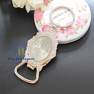 12 PCS Personalized Bottle Opener Wedding Favor Guest Gifts Keychains Bulk Recuerdos Para boda llaveros