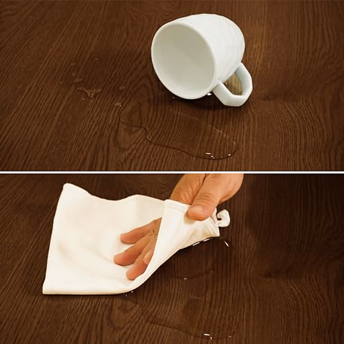 Acacia Alma Solid Wood Dining Table/Kitchen Table Round Dining Table for 4 / Dining Room Table, Patio Table, End Table, Coffee Table, Work Desk, Natural Wood Dining Table Round Kitchen Table, Walnut