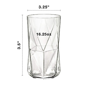 Bormioli Rocco Cassiopea 16.25 oz. Cooler Glass, Set of 4