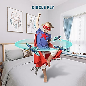 Pterosaur Dinosaur Toys Drone for Kids - Indoor Quadcopter with Altitude Hold, Headless Mode, LED Light One Key Start Speed Adjustment, Toys for 8 9 10 11 12 Year Old Boys&Girls, Birthday, Christmas Gifts