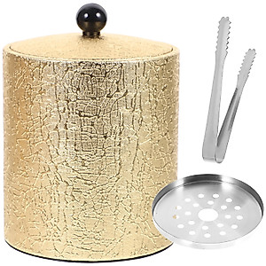 Gold Ice Bucket Champagne Wine Bucket for parties Thickened Wine Bucket Stainless Steel Large Ice Bucket for cocktail bar