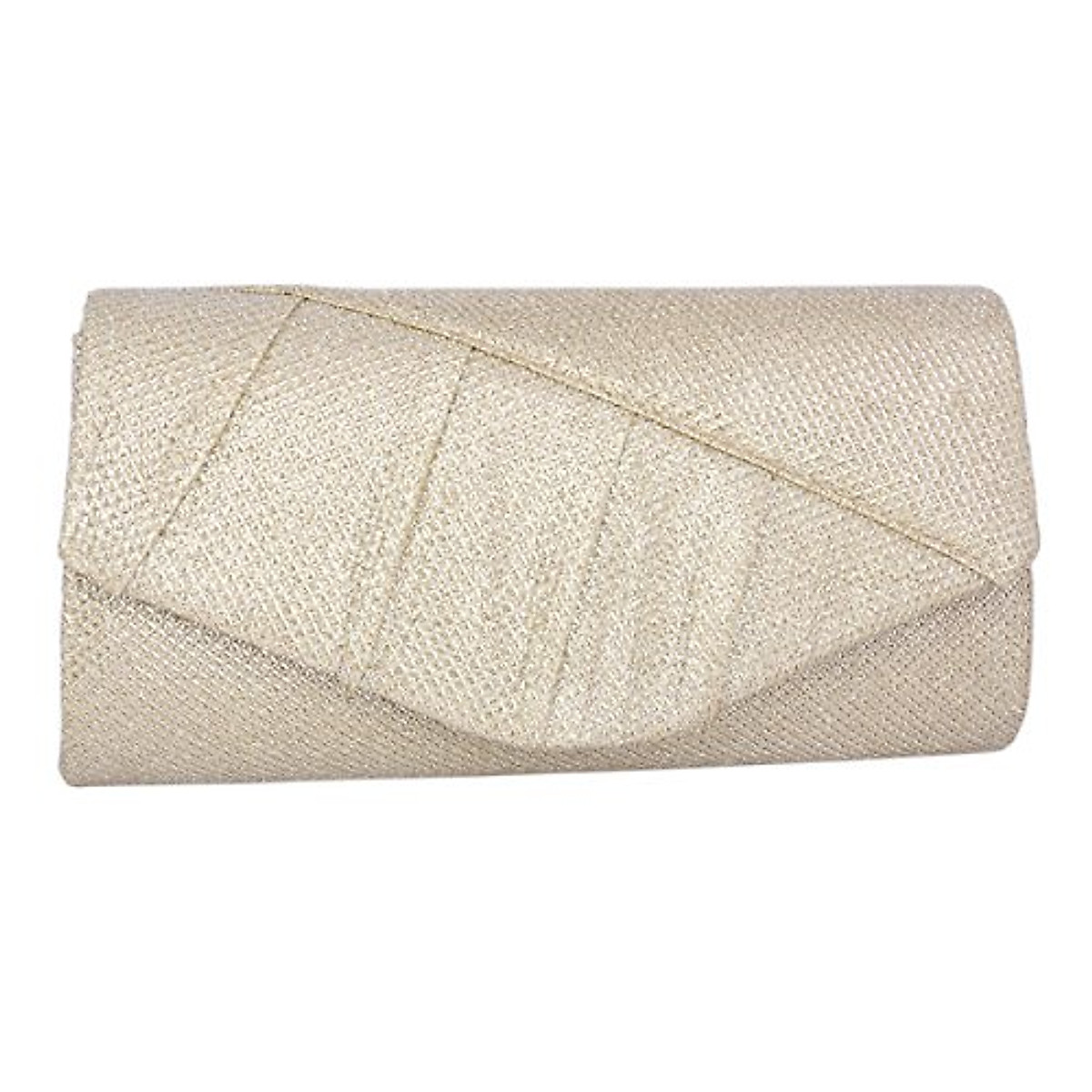 Adoptfade Womens Glitter Envelope Evening Clutch Vintage Bag,Gold