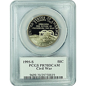 1995 Modern Commemorative Civil War (Freedom Label) Half Dollar PR-70 PCGS DCAM