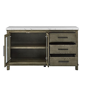 Steve Silver Company Grayson White Marble Top Server