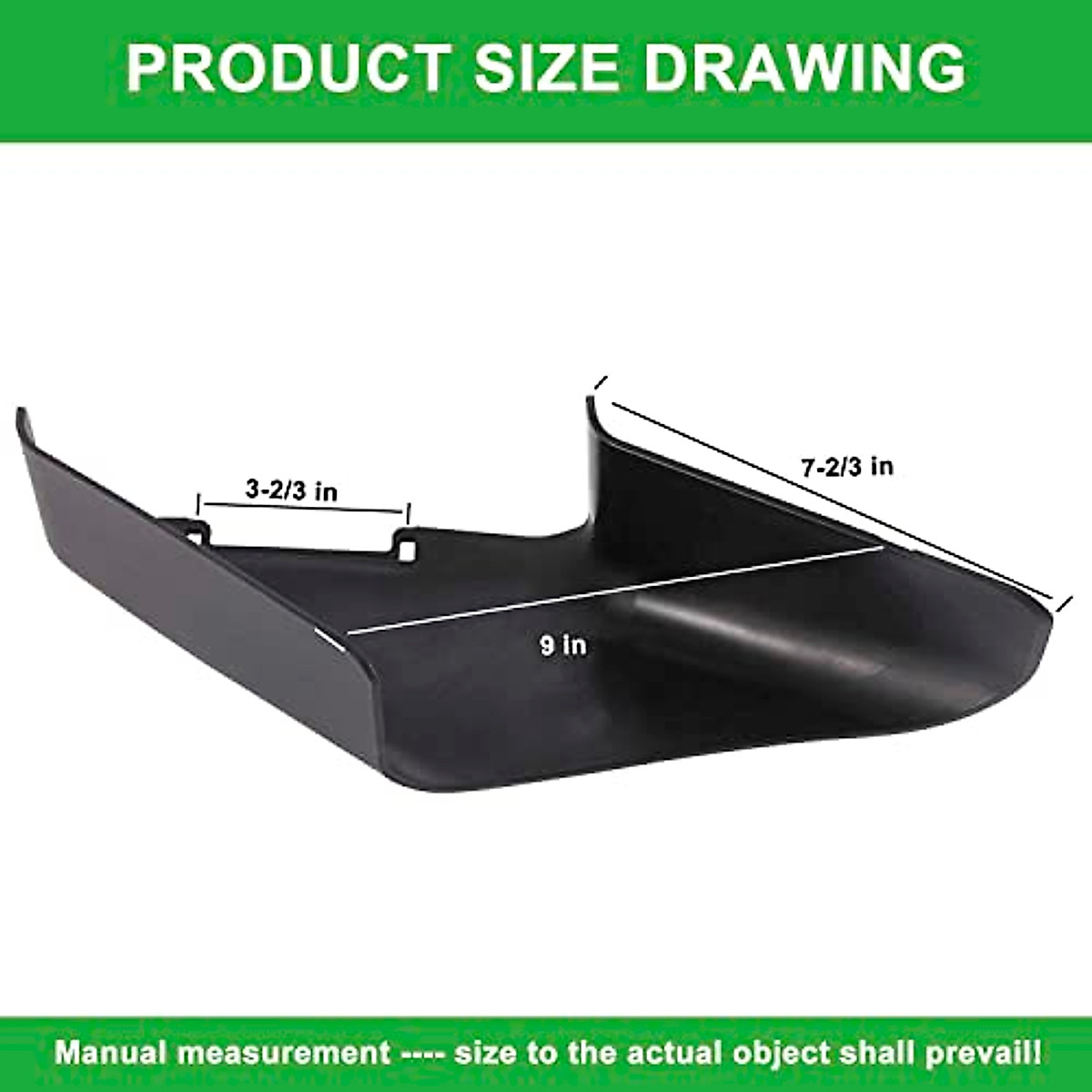DECKMAN Lawn Mower Parts 115-8447 Side Discharge Chute, Compatible with Toro 22" Recycler Lawn Mower for 20377, 20378, 20330, 20331, 20333, 20330C - Fits Many 22" Recycler Lawn Mower 2009-2015 (1)