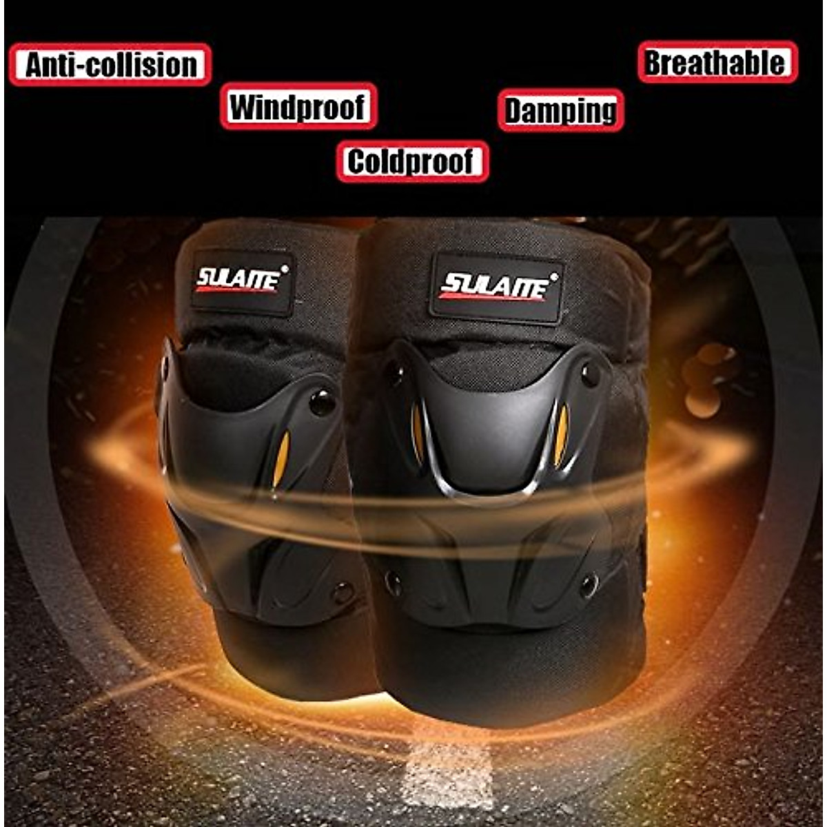 GLEIM Knee Pads for Construction Work and Gardening, Knee Pads for Men and Women,Industrial Heavy Duty Tactical Knee Pads,Guard Gear Protective for Motorcycle Mountain Biking Bicycle -1 Pair