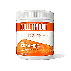 Bulletproof Original Creamer, 14.8 Ounces, Keto Coffee Creamer with MCT Oil and Grass-Fed Butter
