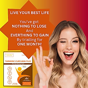 Live To Shine Turmeric Curcumin Topical Patches - 30 Days Supply – USA Made