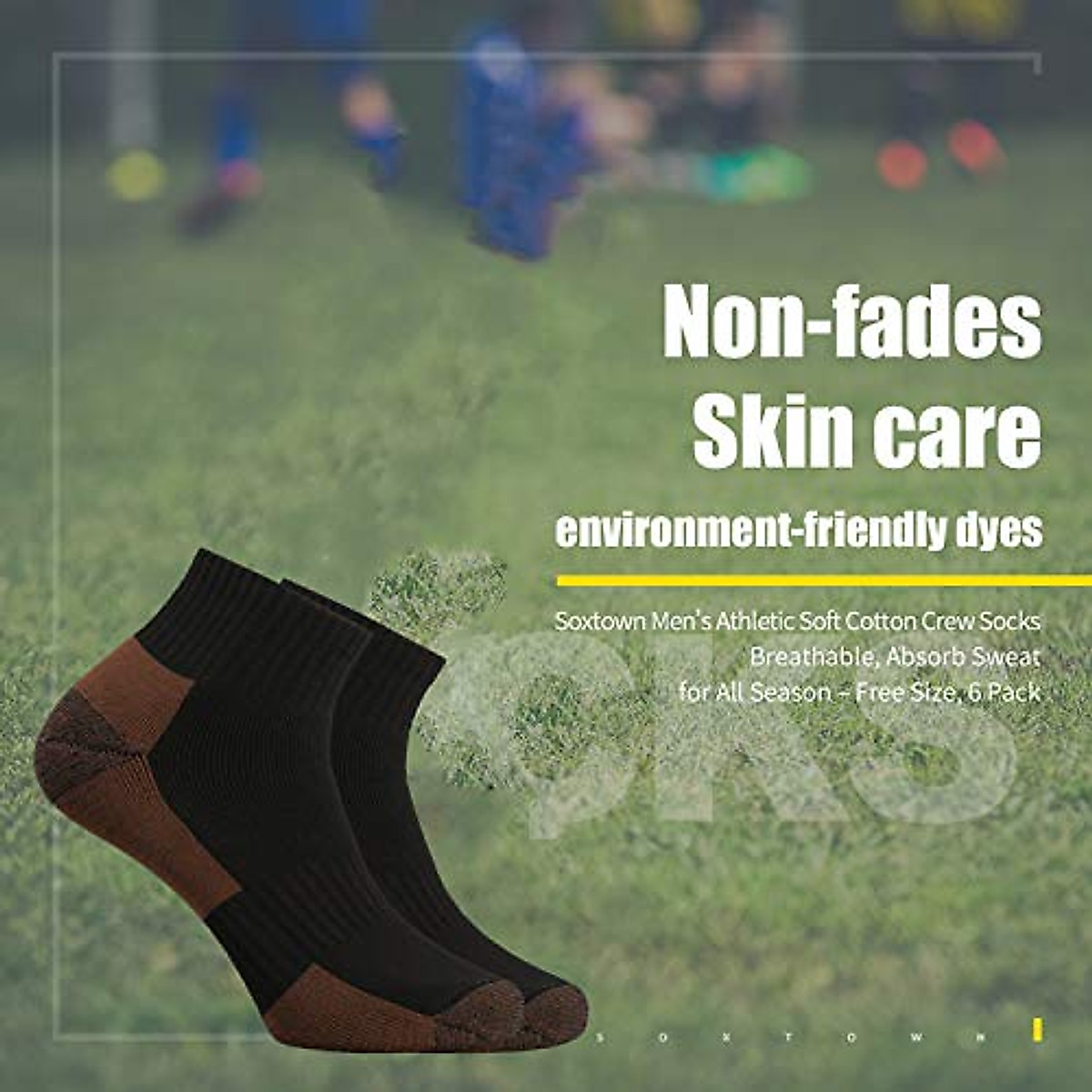 SOX TOWN Moisture Wicking Performance Work Boots Heavy Cushion Low Cut Socks Men 10 Pack(White XL)13-15