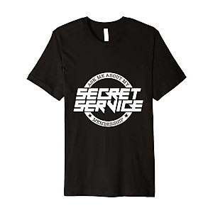 Funny Secret Service Membership Spy Agent Movies Mens Premium T-Shirt