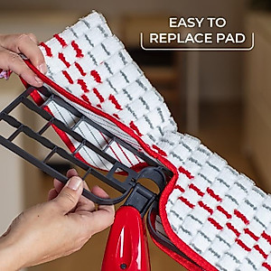 O-Cedar ProMist MAX Spray Mop, PMM with 2 Extra Refills, Red