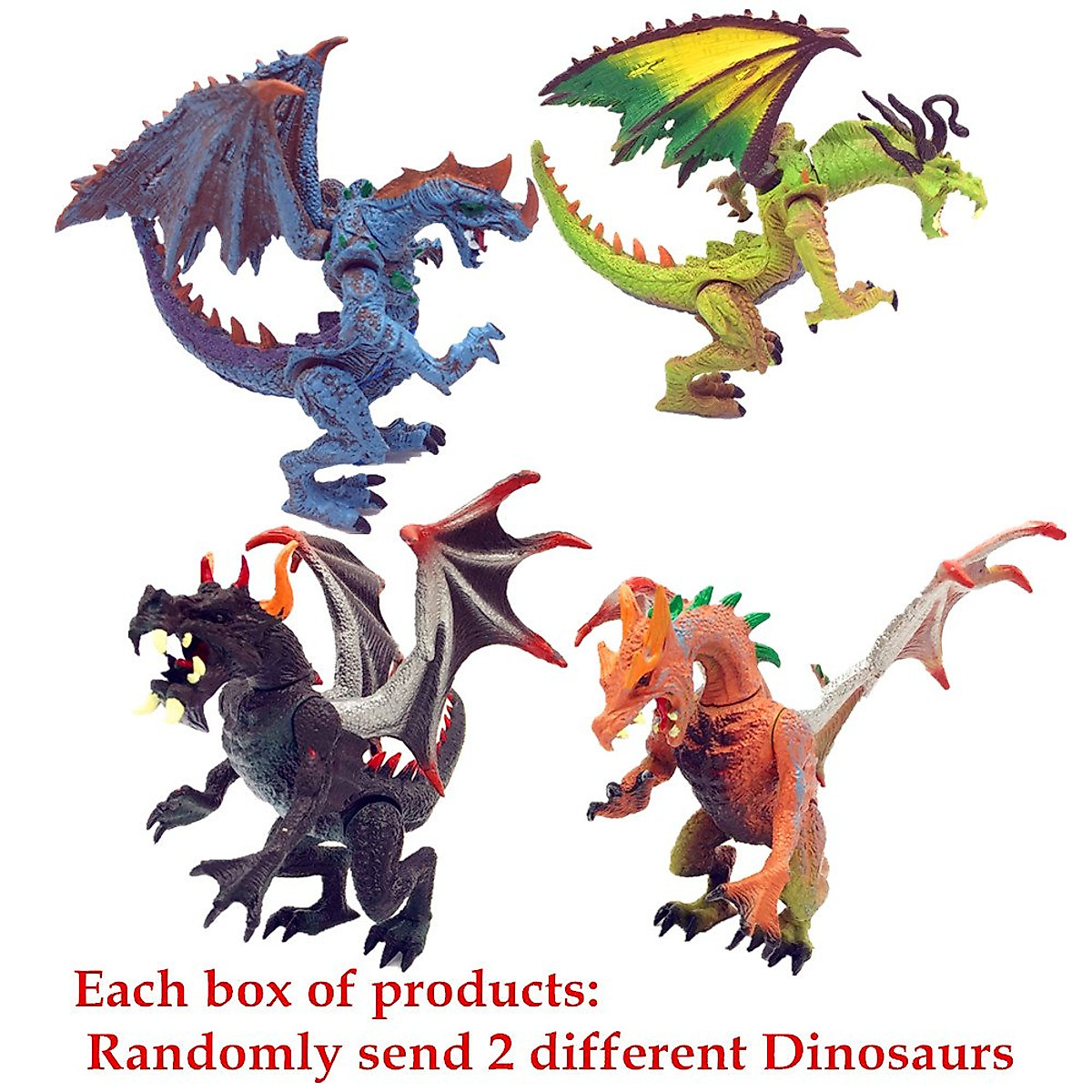 Guaishou Dragon Knight Action Figure Horse with Lance Fantasy World Ancient Soldiers Warriors Army Cavalry Party Favors Classic Soldier Toys