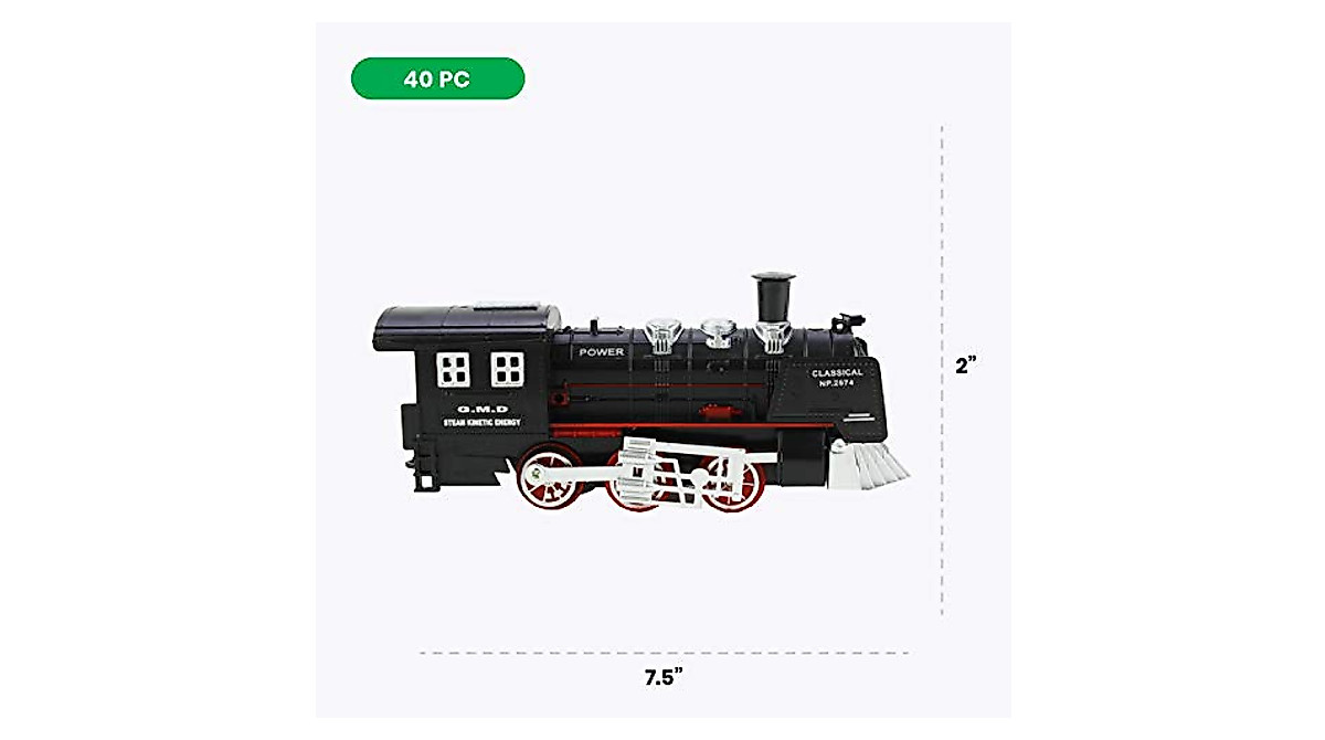 Boley Classic American Kids Train Set - Electric Train Toy for Ages 3+