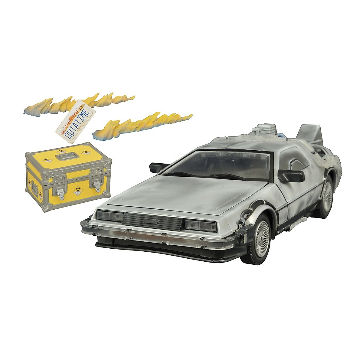 Diamond Select Toys Back to The Future: Iced Time Machine Collector's Set Vehicle