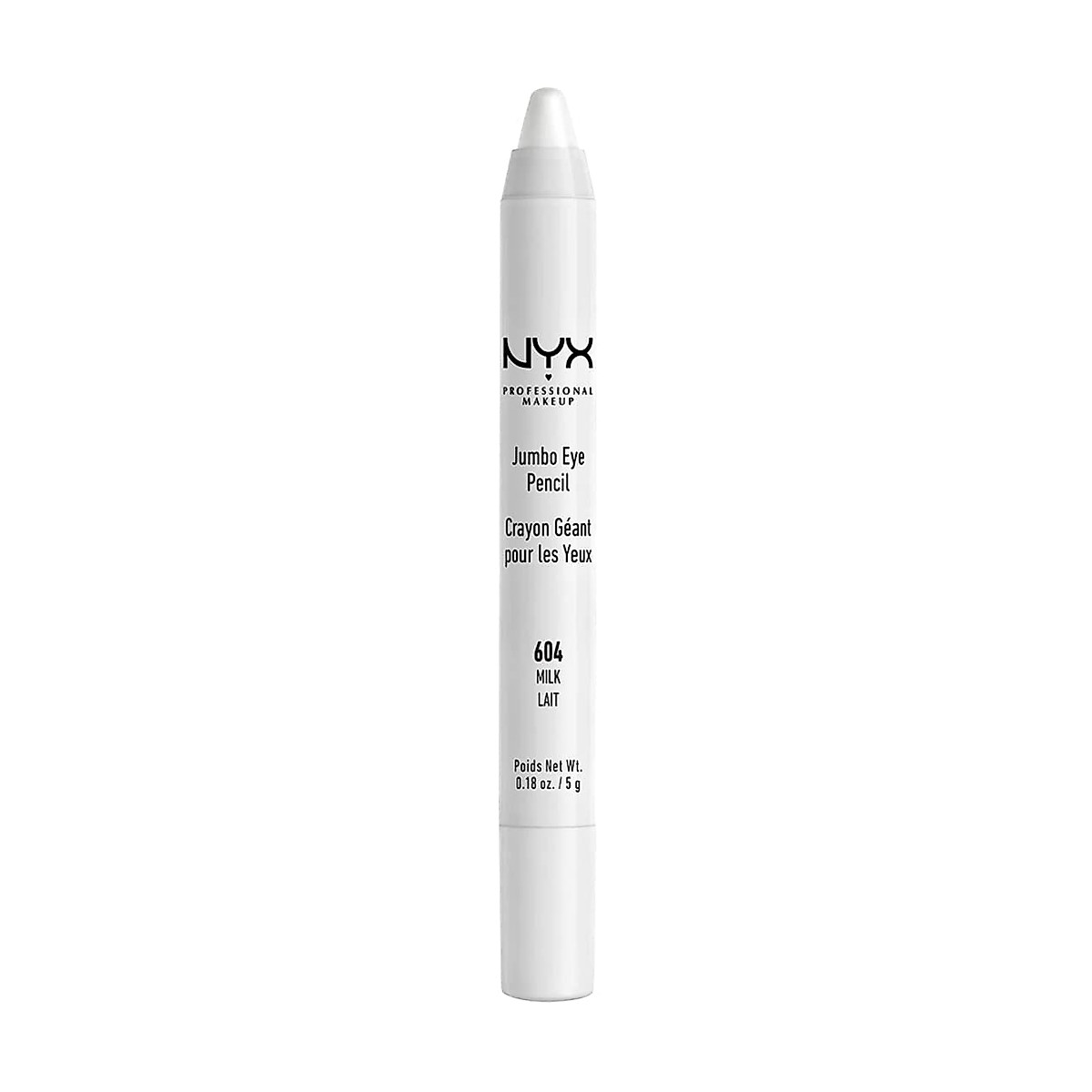 2 NYX Jumbo Eye Pencil - Set (604,601)Milk,Black Bean