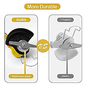 Electric Weed Wacker String Trimmer, 3 in 1 Cordless Weed Eater Lawn Grass Edger with 2 Batteries & 1 Quick Charger for Garden and Yard (Yellow)