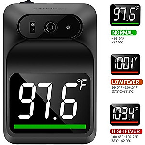 REED Non-Contact Medical Screening Forehead Thermometer for Physician Offices and Hospitals (Mounted)