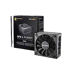 be quiet! SFX L Quiet Performance Power 600W 80 Plus Gold Quiet Performance Power Supply for Mini ITX Pcs and Compact Gaming Systems | BN639
