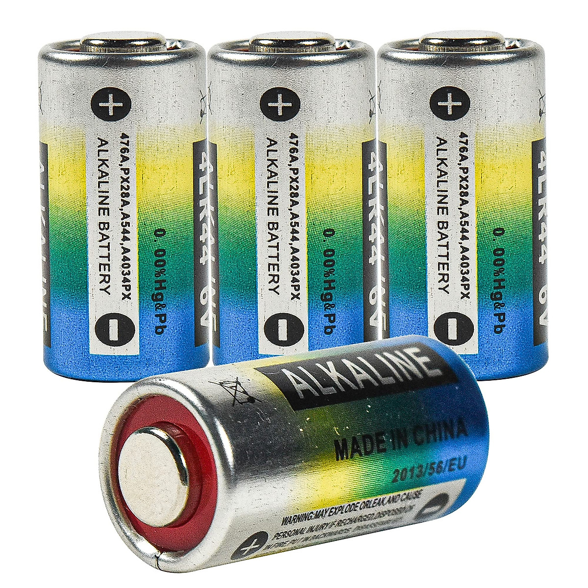 HQRP 4-Pack 6-Volt Battery Compatible with PetSafe RFA-18 RFA-18-11 PBC19-11043 PBC00-12724 PBC19-13095 Bark Control Receiver Dog Collar