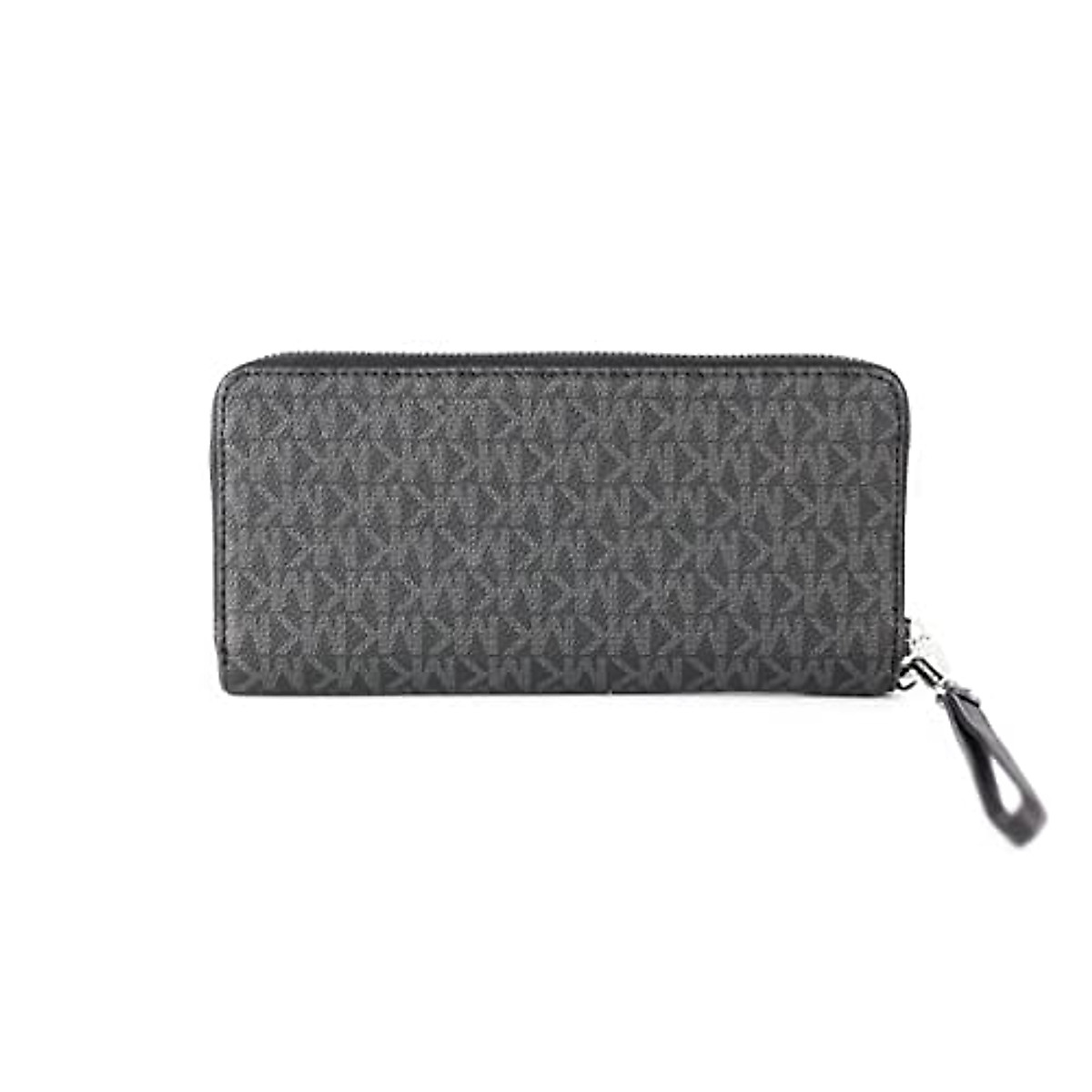 Michael Kors Jet Set Women?s Leather Travel Continental Wristlet Wallet, Black/Black, One Size