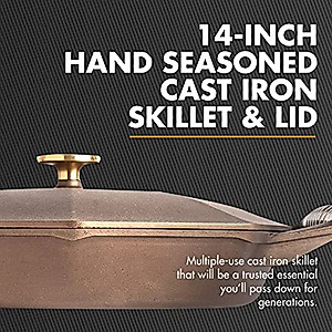 FINEX 14" Cast Iron Skillet & Lid