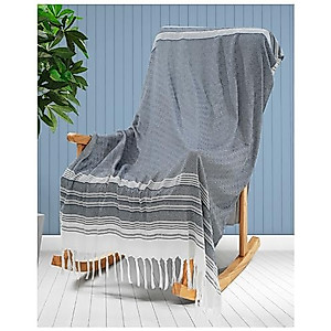 Blue Throw Blanket Bedroom Decoration Living Room Accessories Sofa Couch Cover Chair Apartment Essential Home Finds Navy House Goods Nautical Shark Lake House Kids Teen Boy Baby Nursery Decoration