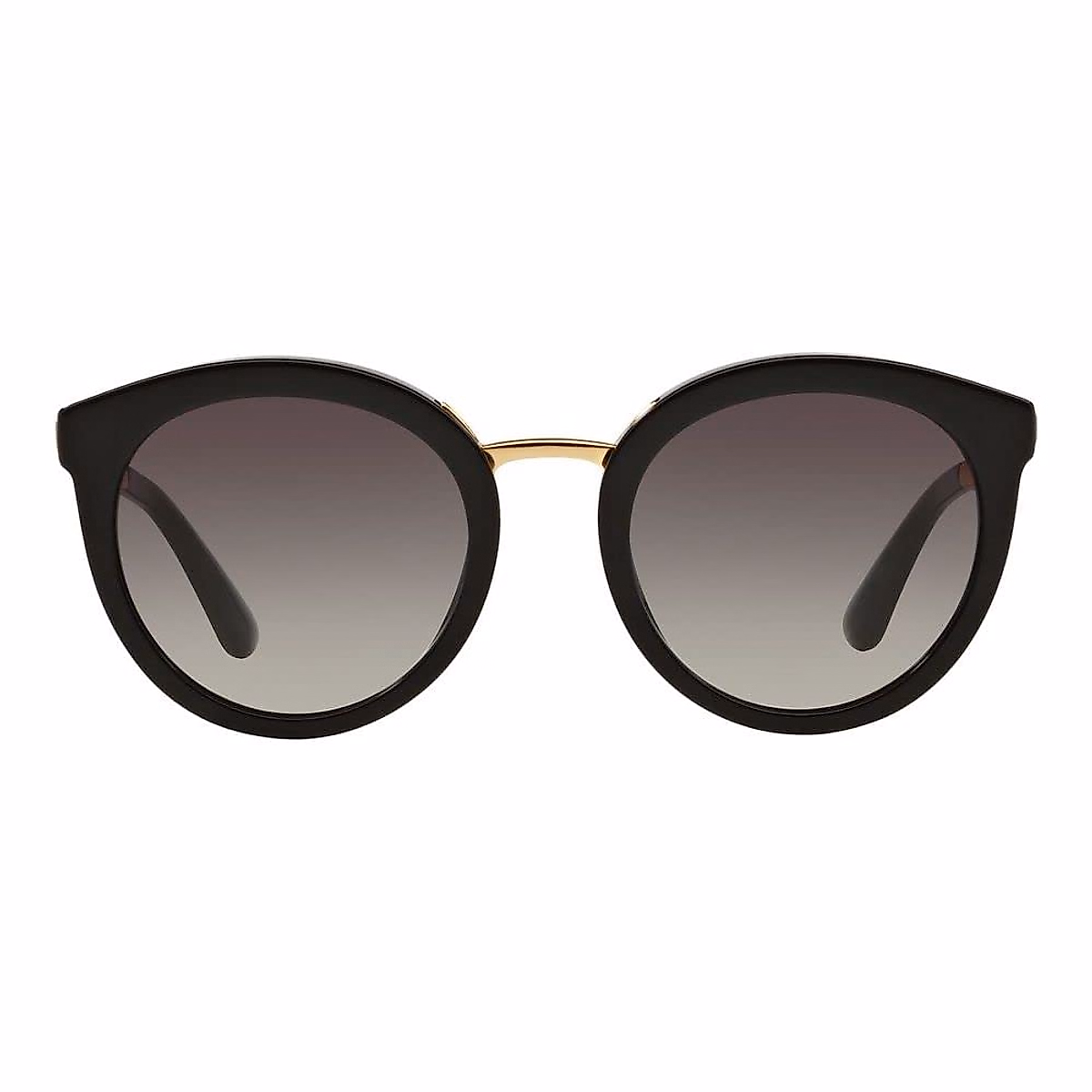 D&G Dolce & Gabbana Women's 0DG4268 Square Sunglasses, Black Gradient, 52 mm