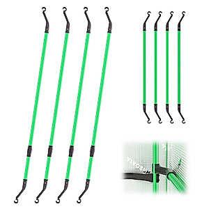 VIVOSUN Grow Tent High CFM Kit, Green Pole Range of 24"-48", Suitable for 2'x2', 3'x3', 4'x2' and 4'x4'Grow Tent, 4-Pack